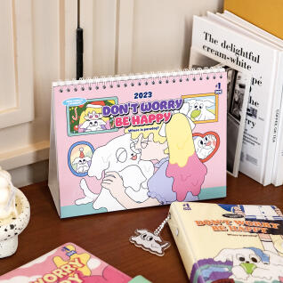 POOM | 루카랩 2023 돈워리 비해피 탁상 캘린더