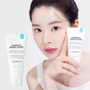 POOM | 더마디 어성초 시카 진정 수분 UV 선크림 80ml 1개