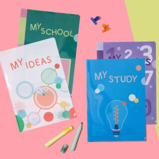 POOM | 키즈바인더 4+1 MY HOLDER 마이홀더세트 L자화일 L홀더