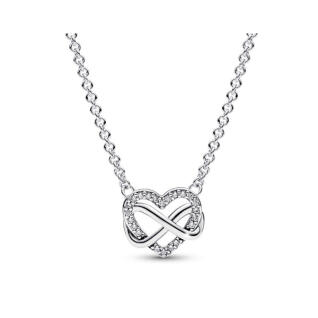 POOM | 판도라 목걸이 스파클링 인피니티 하트 392666C01-50