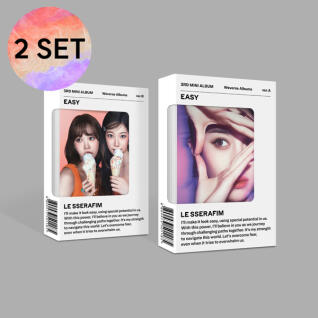 POOM | [2 SET] 르세라핌 - 미니 3집 EASY (Weverse Albums ver.)