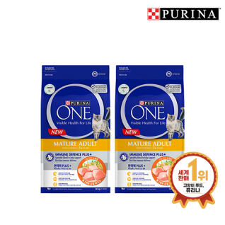 POOM | [1+1]원캣 7세이상 노령묘 1.4kg 총 2팩