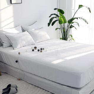 POOM | 달달 호텔식 홑겹매트리스커버 (높이40cm)