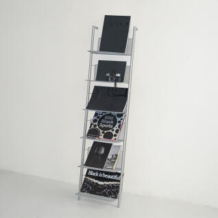 POOM | CD 매거진 무광 스틸 선반 6단