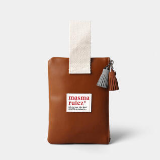 POOM | Strap pouch _ 레더 Brown