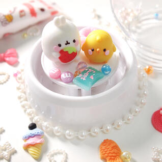 POOM | DIY 몰랑이 원형볼 무드등 꾸미기 세트