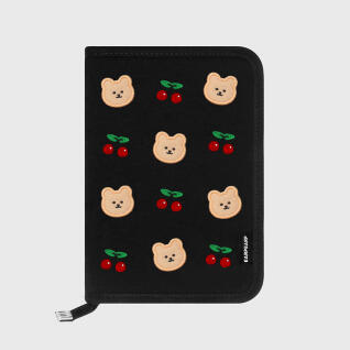 POOM | Dot cherry covy-black(슬리브 다이어리)