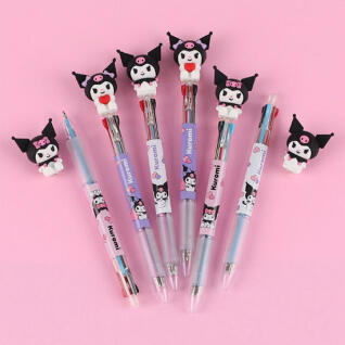 POOM | 산리오 쿠로미 피규어 3색 볼펜 1p 랜덤 0.7mm