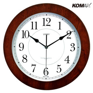 POOM | 리버리 320 지름 32Cm 인테리어 무소음 사무용 벽시계