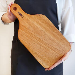 POOM | Holin 마호가니 원목 도마 핸들스퀘어