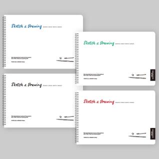 POOM | [빨강팬시] A4 드로잉북 (색상랜덤)