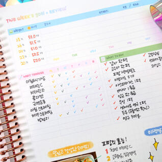 POOM | 맘대로 DIY 체인저블 데일리 다이어트플래너 리필 내지