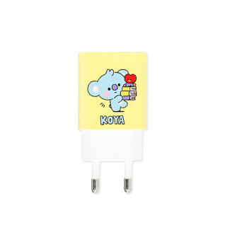 POOM | BT21 듀얼 20W USB 어댑터 PD 3.0 휴대폰 충전기