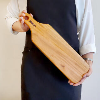 POOM | Holin 마호가니 원목 도마 핸들 롱스퀘어