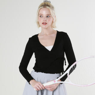 POOM | 요가 필라테스 랩가디건 커버업 홈웨어_2color