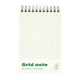 POOM | 그린 grid 메모수첩 (04013614)