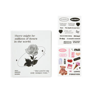 POOM | 2023 장미 스티커 다이어리 (04012002)