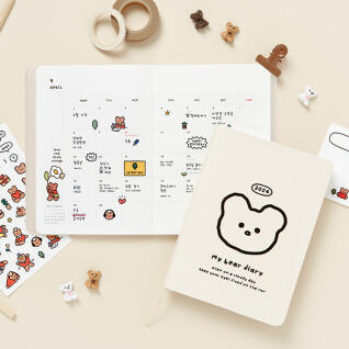 POOM | 2024 마이베어 다이어리 아이보리 (04012615)