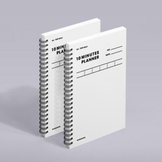POOM | 텐미닛 플래너 100DAYS 오리지널 - 화이트 2EA
