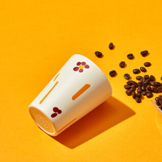 POOM | 뱀부 대나무 주스컵 물컵 350ml 초코바나나