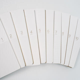 POOM | 그리드 모눈 격자 연습장 스프링 노트 1mm~10mm