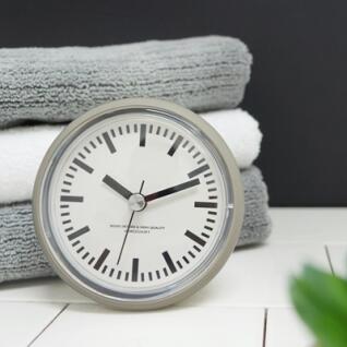 POOM | 레트로욕실방수시계 (2color)_거치대증정