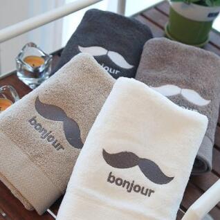 POOM | 봉주르 코마30수 페이스 타올 40×80 - 4color