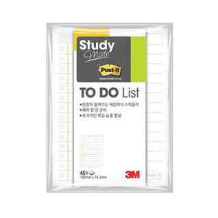 POOM | 3M 포스트잇 스터디메이트 TODO 플래너노트 TODO-S [00031638]