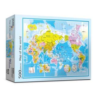 POOM | 500피스 세계지도 직소퍼즐 PL641