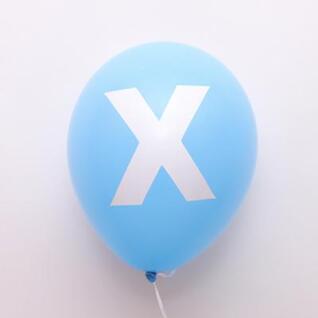 POOM | 30cm 알파벳 인쇄 풍선 X (50개)