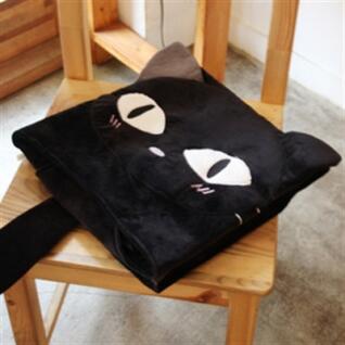 POOM | 고냥이 무릎담요 ver.2- 블랙