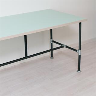 POOM | BB테이블-투명파이프 (민트)