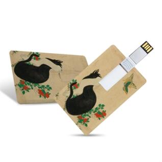 POOM | [지아이팩토리] 이츠 텔라 민속화(묘접도) 카드형 USB 4GB