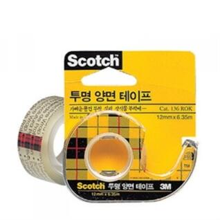 POOM | 3M 스카치 투명 양면테이프 137D [00135958]