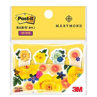 POOM | 3M 포스트잇 마리몬드 노란장미 플래그 670-MA[00627534]