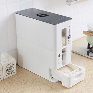 POOM | 일본 버튼식 미니쌀통 6kg 12kg