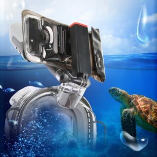 POOM | 듀얼브레서 스노쿨링 마스크 전용 스마트폰 방수팩/고프로 호환/IPX 8등급