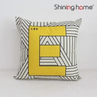 POOM | 러프 소파 쿠션커버 45x45 옐로우포커스 B 2P