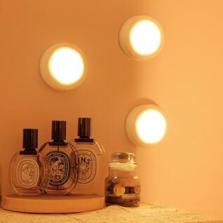 POOM | LED조명 퍽 무드등 3개 세트 + 리모컨 LML-B07S