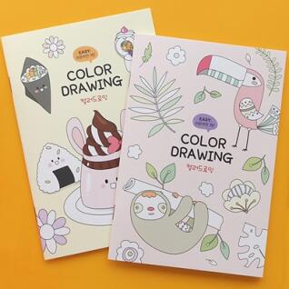 POOM | 핑크풋 1000 컬러 드로잉 쉬운버전 3탄(랜덤)