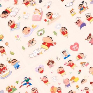 POOM | 짱구는못말려 투명스티커 ver.2