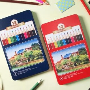 POOM | 12색 틴케이스 색연필(케이스랜덤)