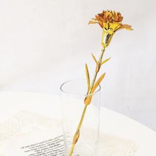 POOM | 골드 한송이 카네이션 24K