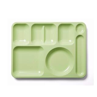 POOM | PC 식판 (PC-50) 그린 /병원/식당/단체/급식/식기