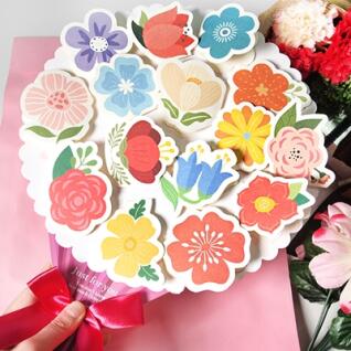 POOM | Big 꽃다발 롤링 편지지 ver.2