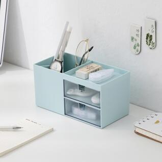 POOM | PH 화장품 연필꽂이 수납함 2단 서랍