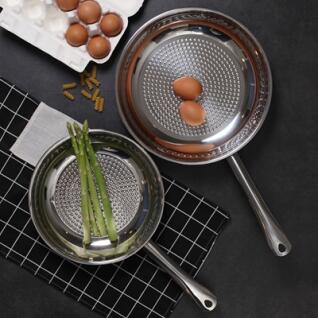 POOM | [스위스다이아몬드] 글라이드 스테인리스 후라이팬 24cm/28cm 택1