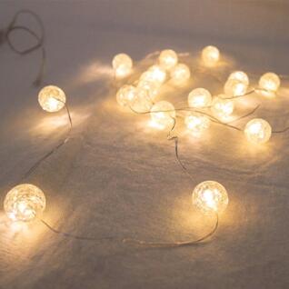 POOM | 와이어 30구 트윙클 볼전구