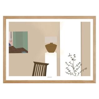 POOM | 일러스트 포스터 A3/A2 [베이지]