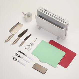 POOM | UVC 칼 도마 살균기 TPU 향균 도마 포함 자외선 살균 건조기